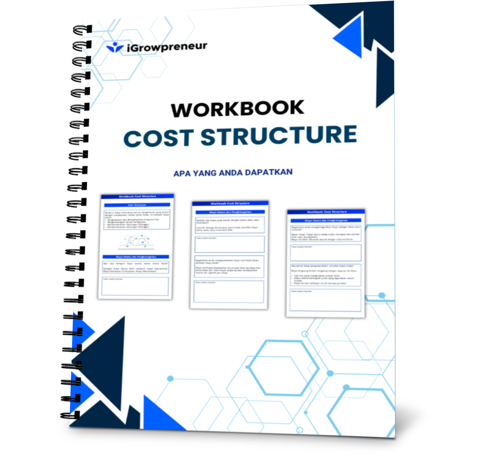 Workbook Cost Structure - iGrowpedia